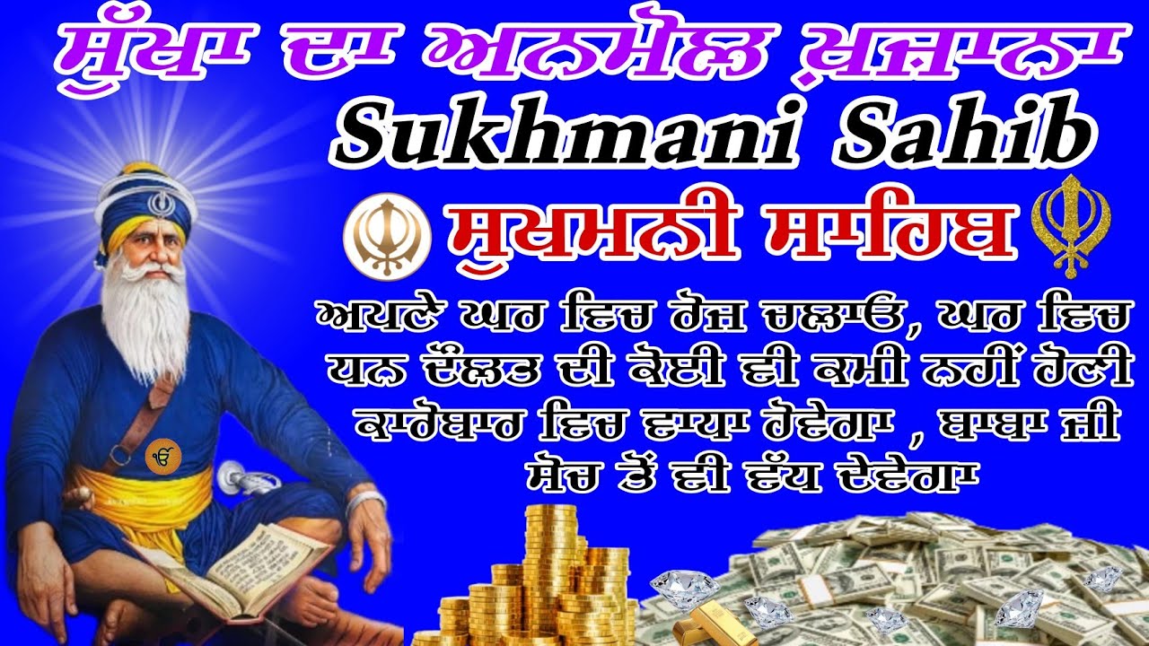 Vol-80.Fast Sukhmani Sahib I सुखमनी साहिब l Sukhmani Sahib Path I ...
