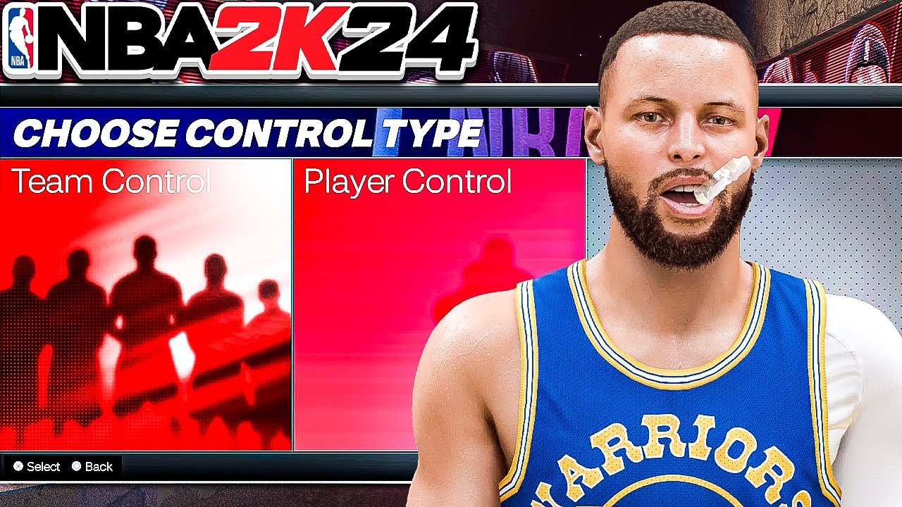 Using Stephen Curry in NBA 2K24 Player Control! - YouTube