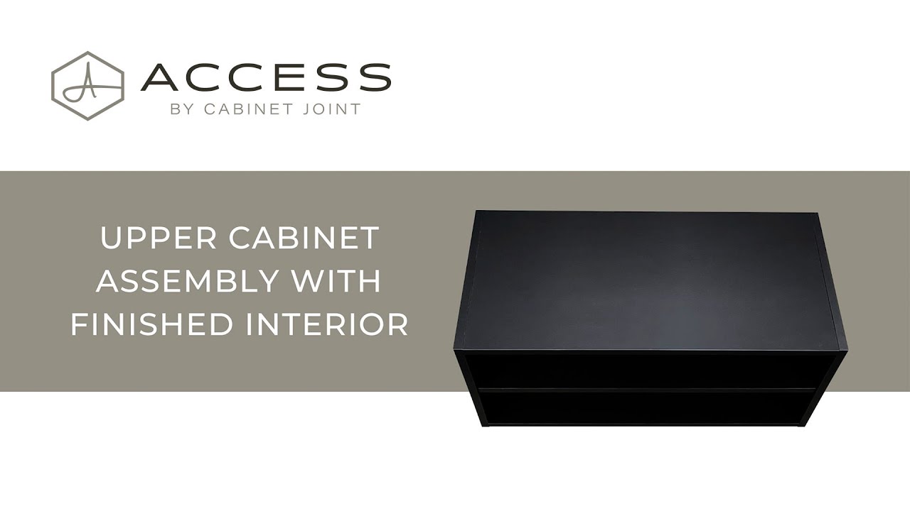 Access Upper Cabinet Assembly with Finished Interior - Access by ...