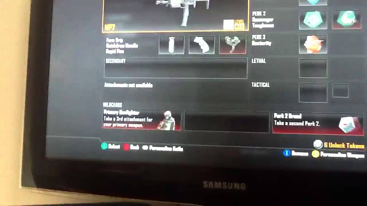 Call of duty Bo2 MP7 class setup (rush) - YouTube