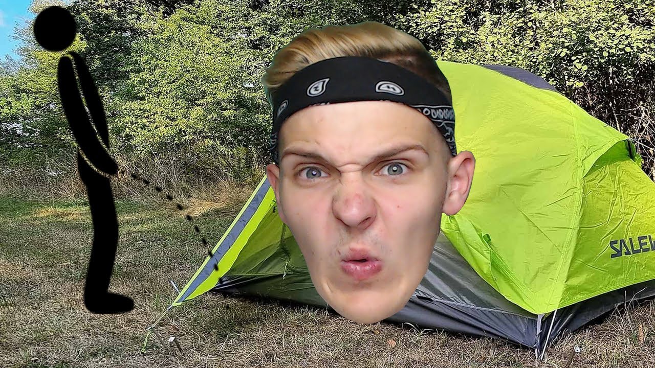 Als Huebi ans Zelt gepisst wurde - YouTube