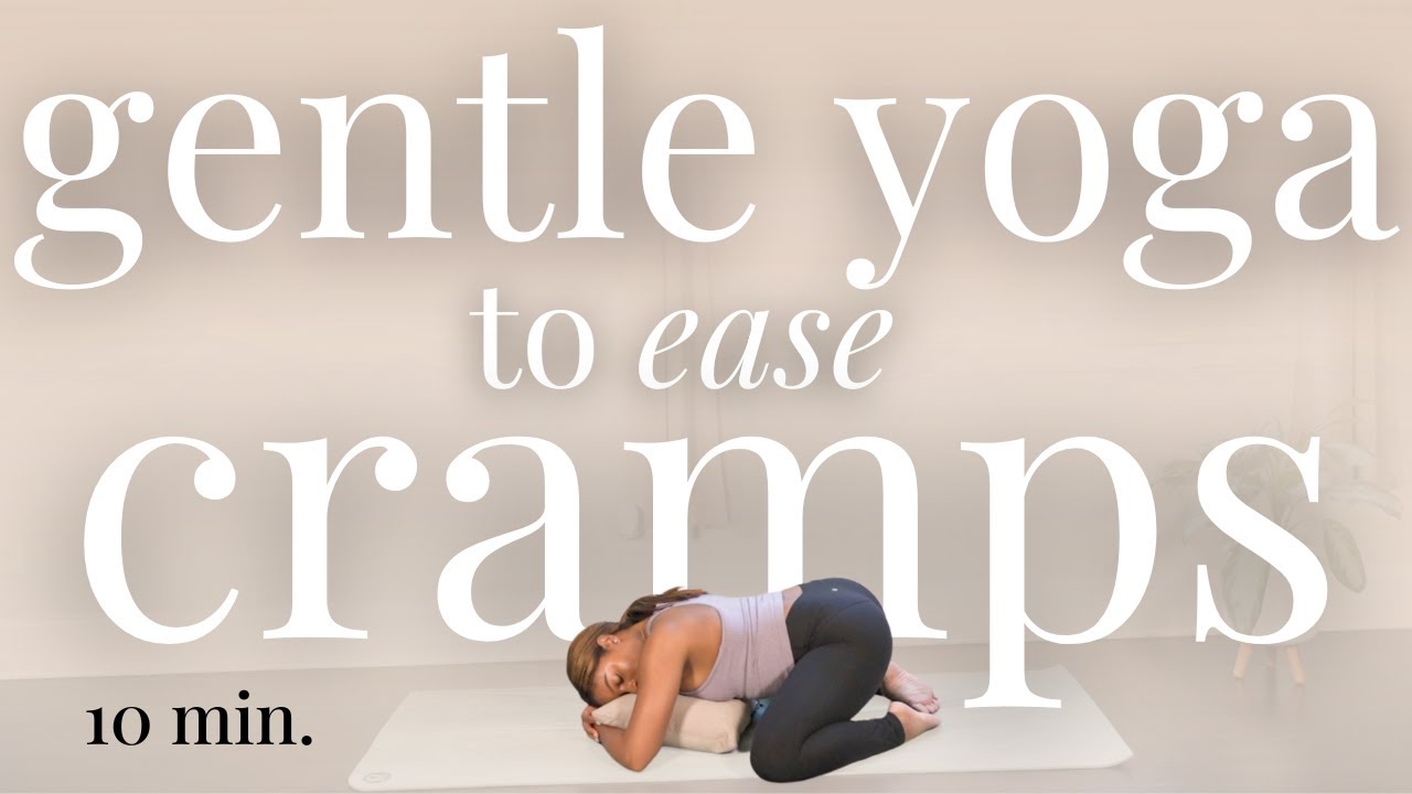 Yoga for Period Cramps – 10 Min PMS Relief Routine at Home, Gentle Yoga ...