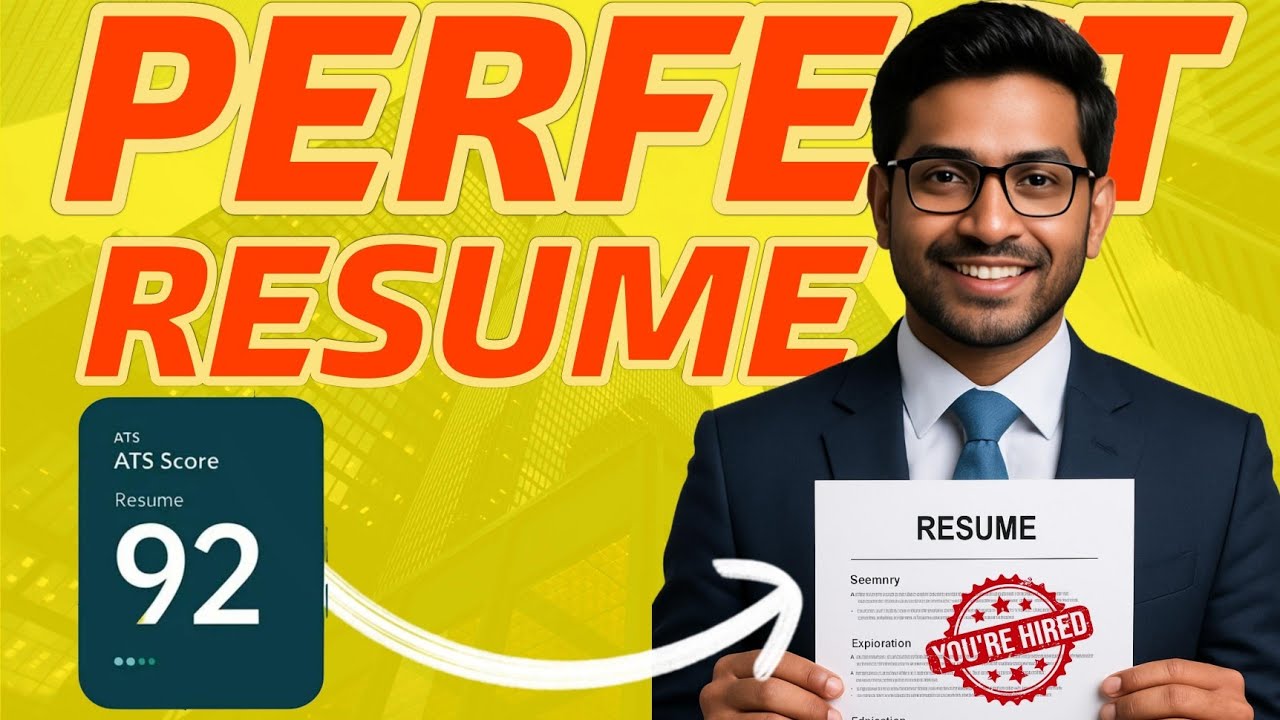 How to make ATS- friendly perfect RESUME (STEP-BY-STEP) - YouTube