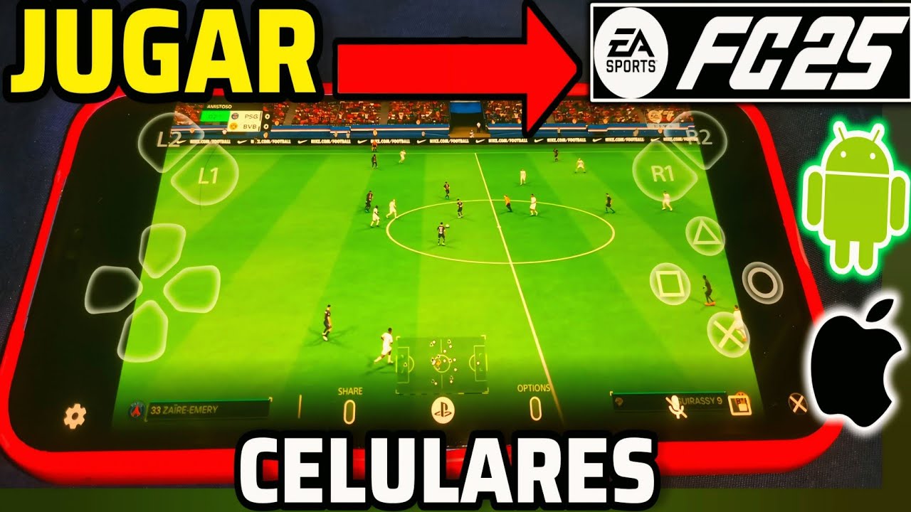 JUGAR FC 25 EN CUALQUIER CELULAR - VALE LA PENA? - YouTube