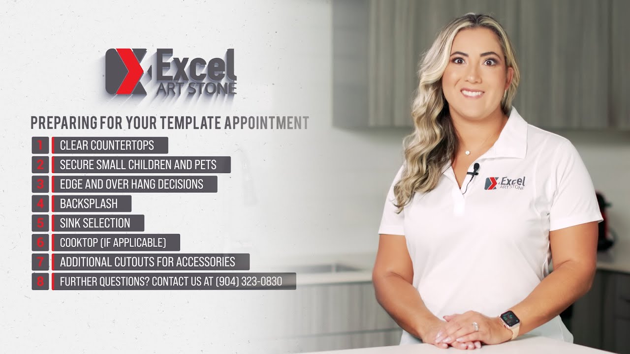 Preparing for your Excel Art Stone template appointment - YouTube