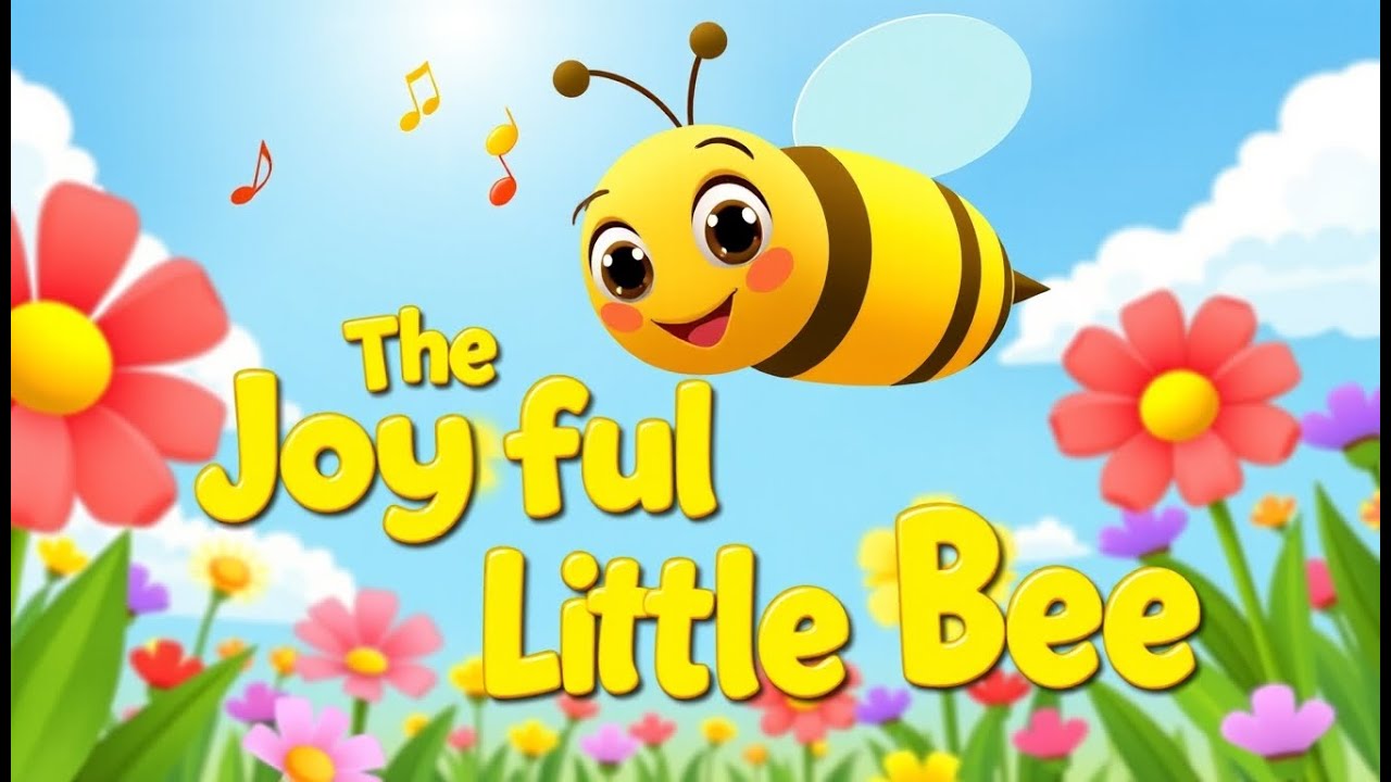 The Joyful Little Bee | Exciting Nursery Rhyme For Kids | Buddies Kids ...