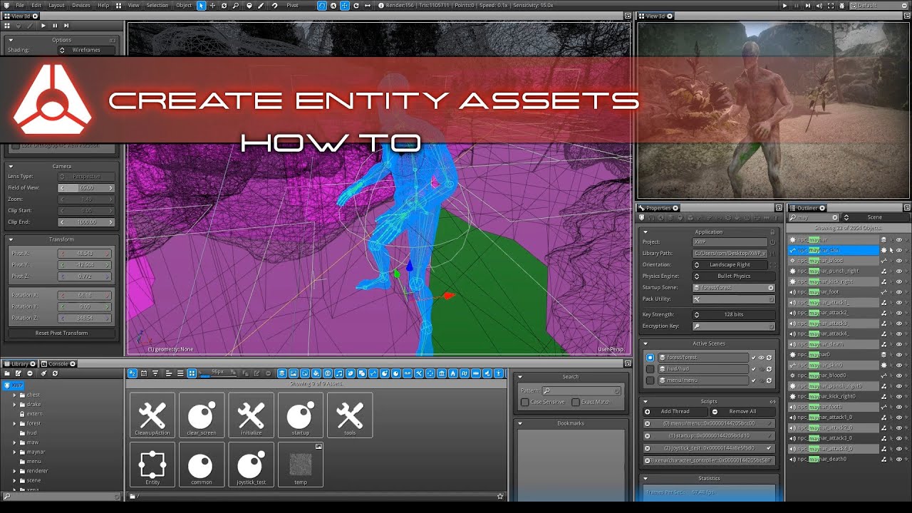 Create Entity Assets [ How To ] - YouTube