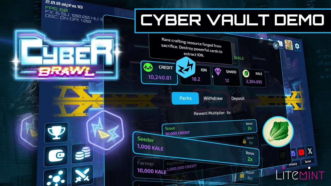 Cyberbrawl | Cyber Vault Feature Demo | #TCG #Gaming #Stellar #KALE ...