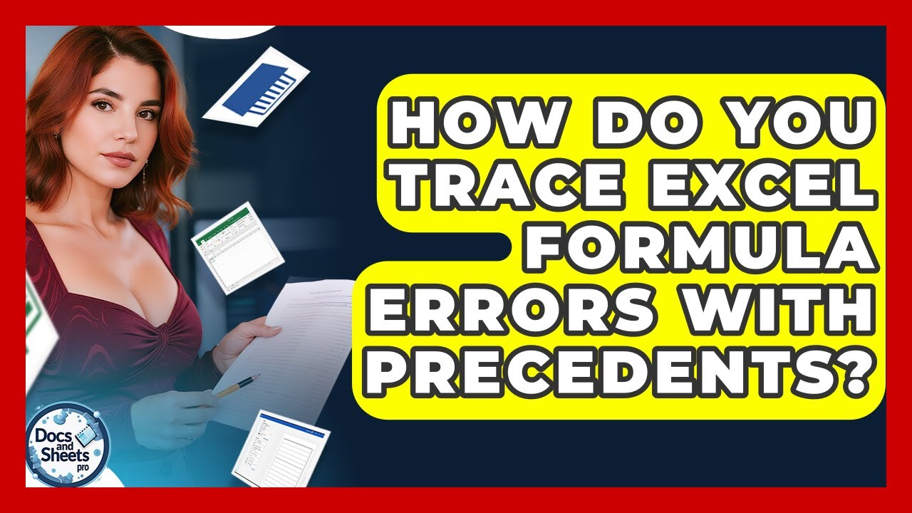How Do You Trace Excel Formula Errors With Precedents? - Docs and ...