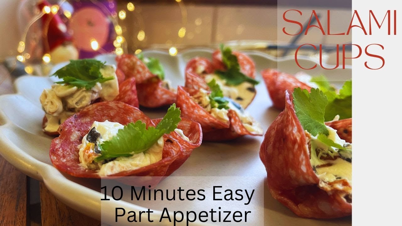Impress Your Guests With These Easy Salami Cups | Perfect New Year's ...