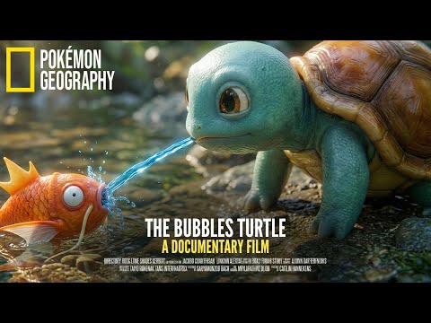NatGeo: Squirtle | The Bubbles Turtle – A Tiny Splash (Real-Life Pokémon)
