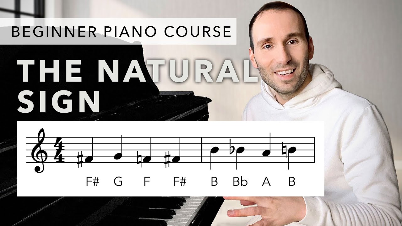 Beginner Piano Course Level 2 | 25. The Natural Sign - YouTube