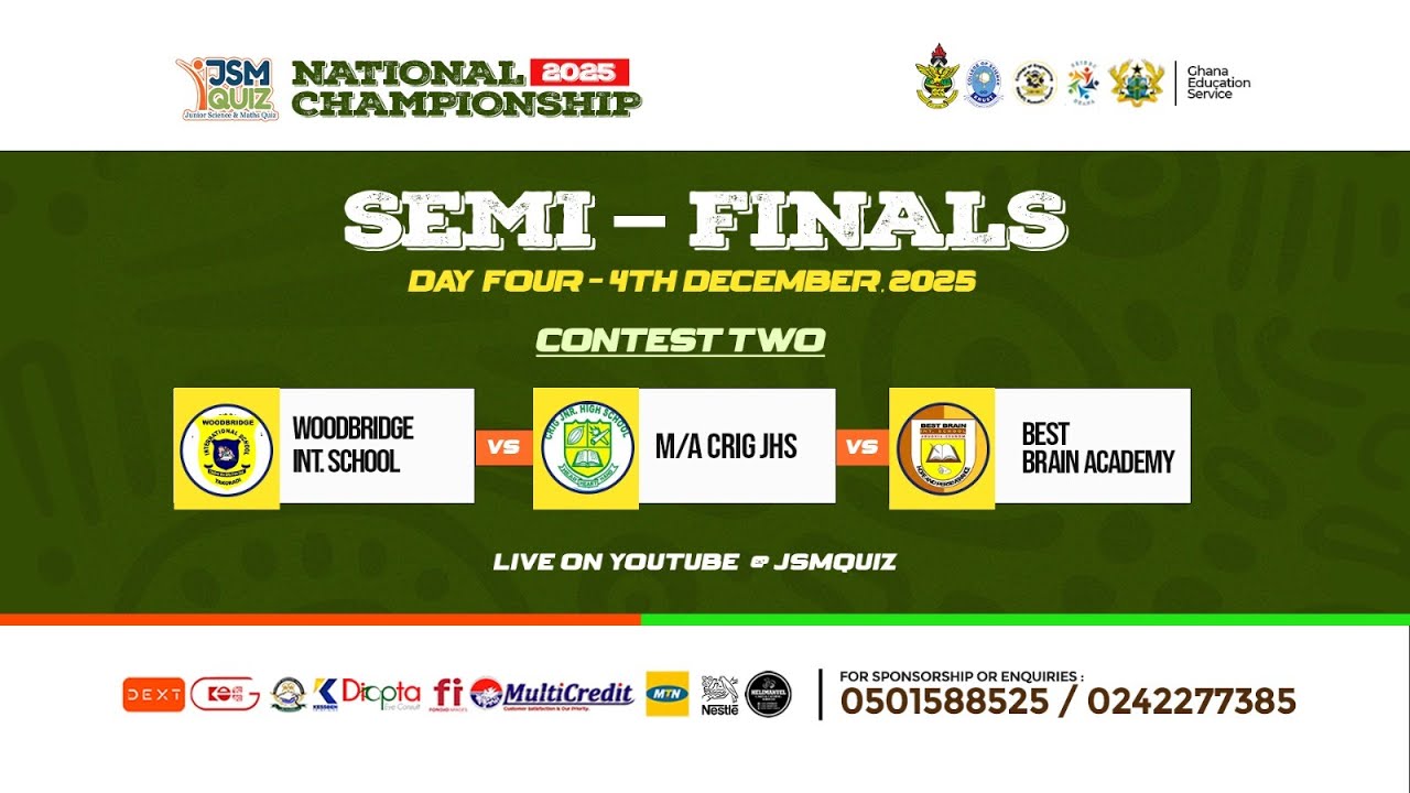 SEMI-FINAL 2 || WOODBRIDGE INTERNATIONAL SCHOOL vs M/A CRIG JHS vs BEST ...