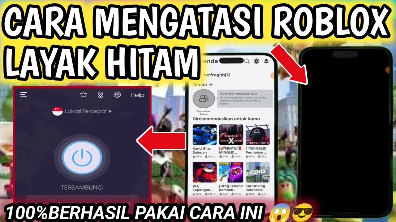 PART 2‼️Cara Mengatasi Robles Layar Hitam || Cara Atasi Robby Error ...