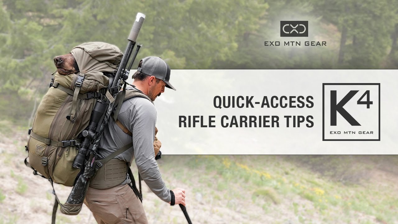 K4 Packs — Using The K4 Quick-Release Rifle Carrier — Exo Mtn Gear ...