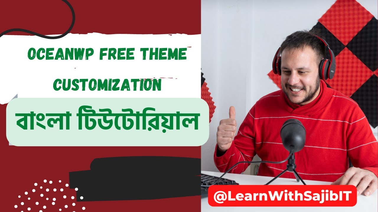 How To Customize OceanWP Theme Wordpress A to Z Bangla Tutorial - YouTube