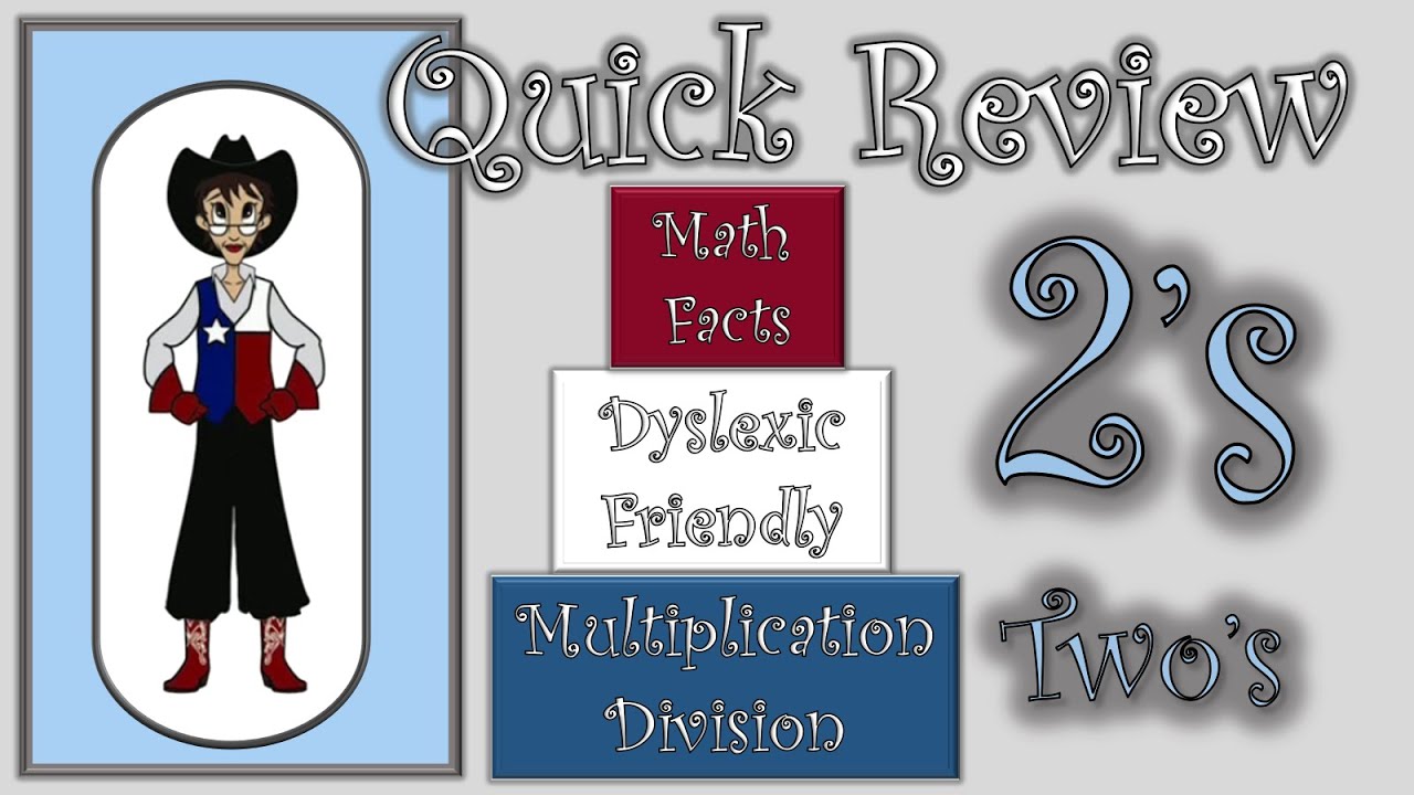 Math Facts: Quick Review: 2's Multiplication/Division #mathfacts# ...