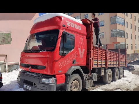 Renault Premium 370 Kırakayak  İnceleme/Soğuk Havalarda Kamyon Nasıl Çalıştırılır#renault#kırkayak