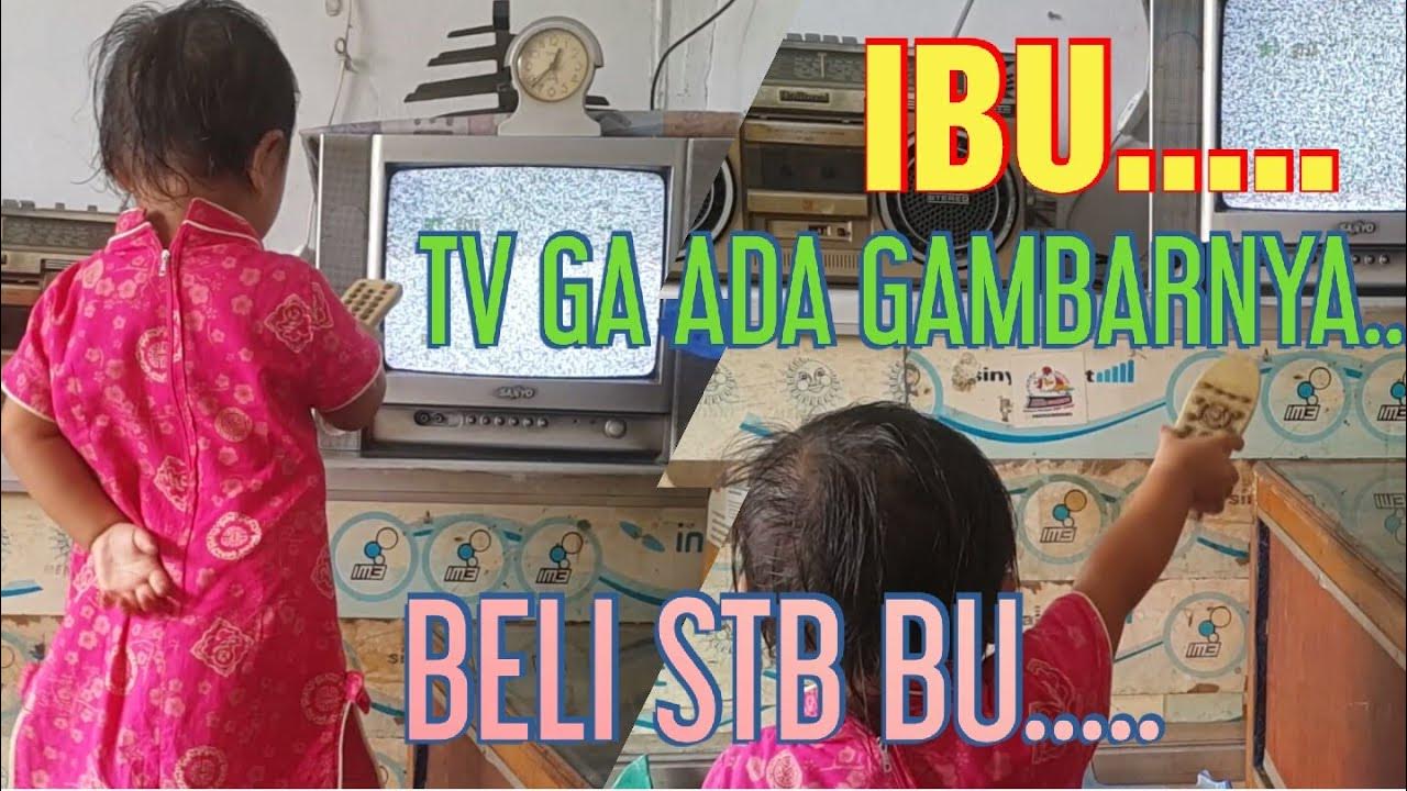 Bocil Cantik Bikin Gemes Nyalain TV Gak Ada Gambar Gegara Belum Beli STB - YouTube