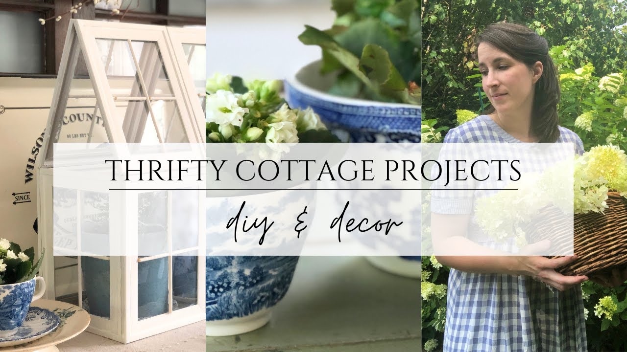 3 Cottage Projects: Budget Friendly Cottage Style DIY and Decor - YouTube
