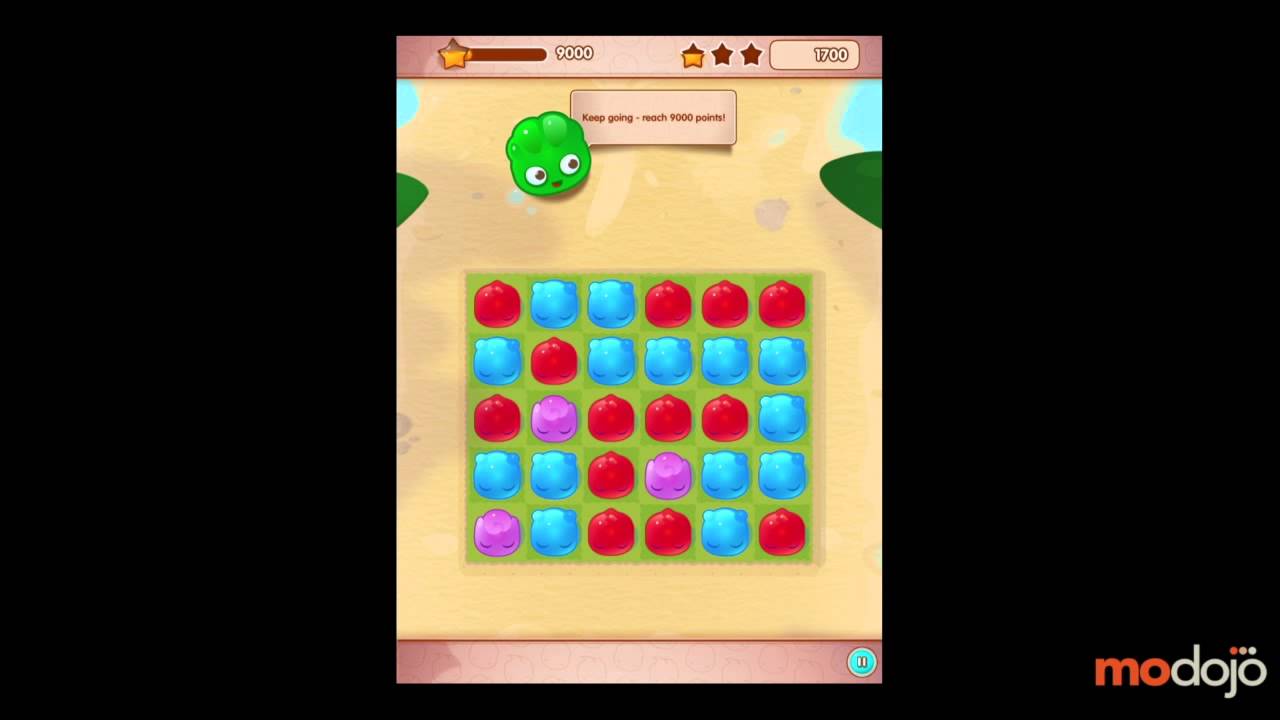 Jelly Splash Walkthrough (iPhone/iPad) Level 1 - YouTube