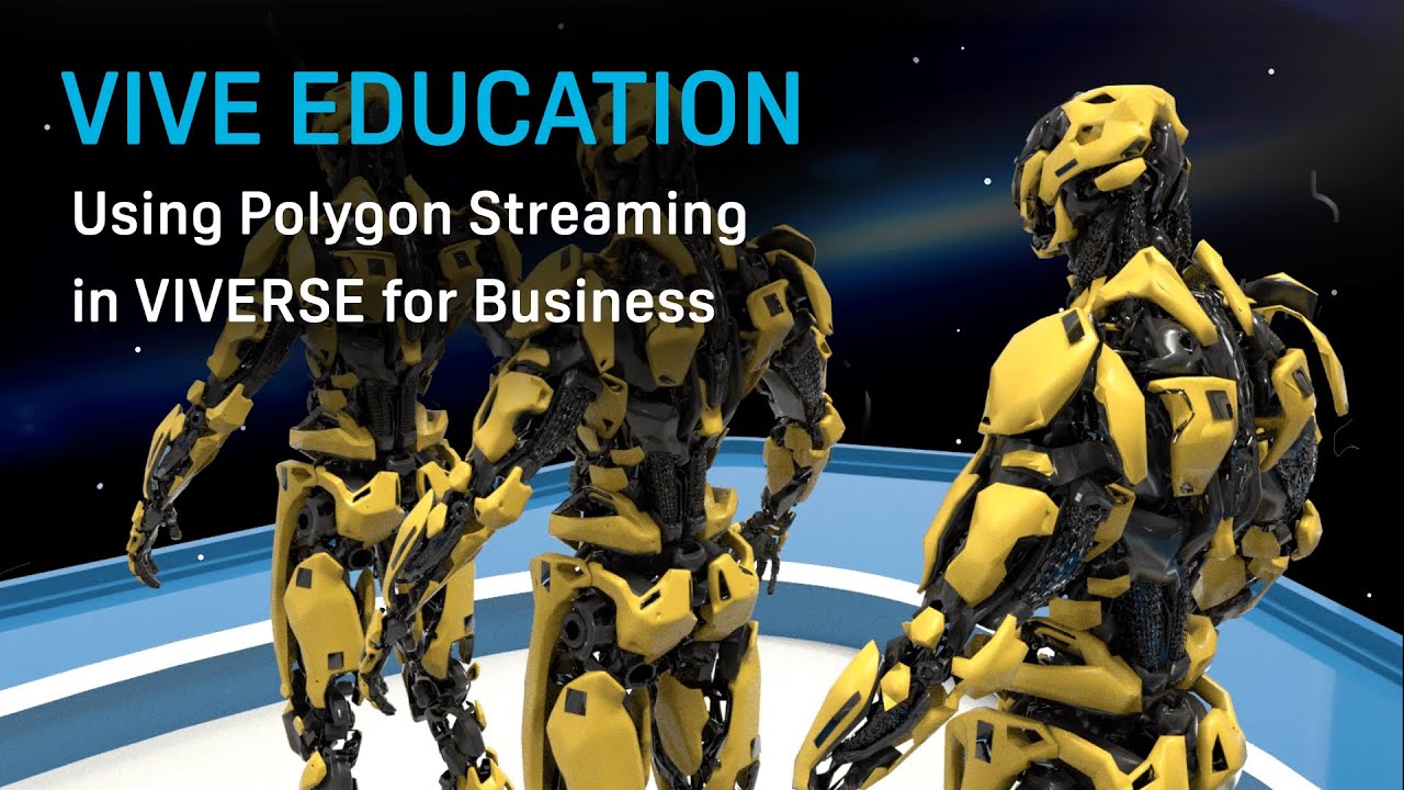 Using Polygon Streaming in VIVERSE for Business - YouTube
