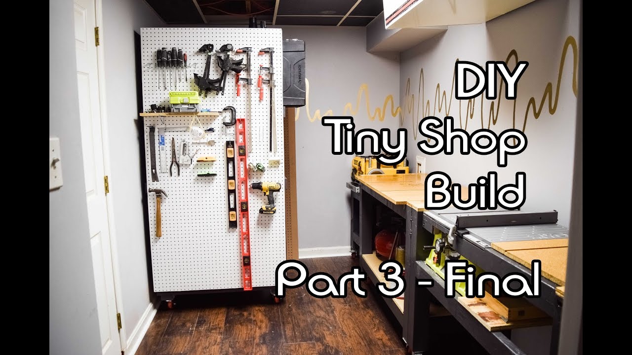 DIY Tiny Shop Build - Part 3 [final] - YouTube