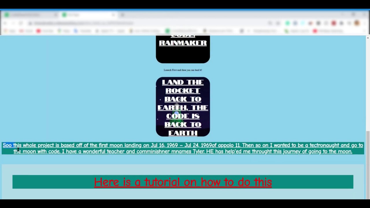 Code Thing 1 - YouTube