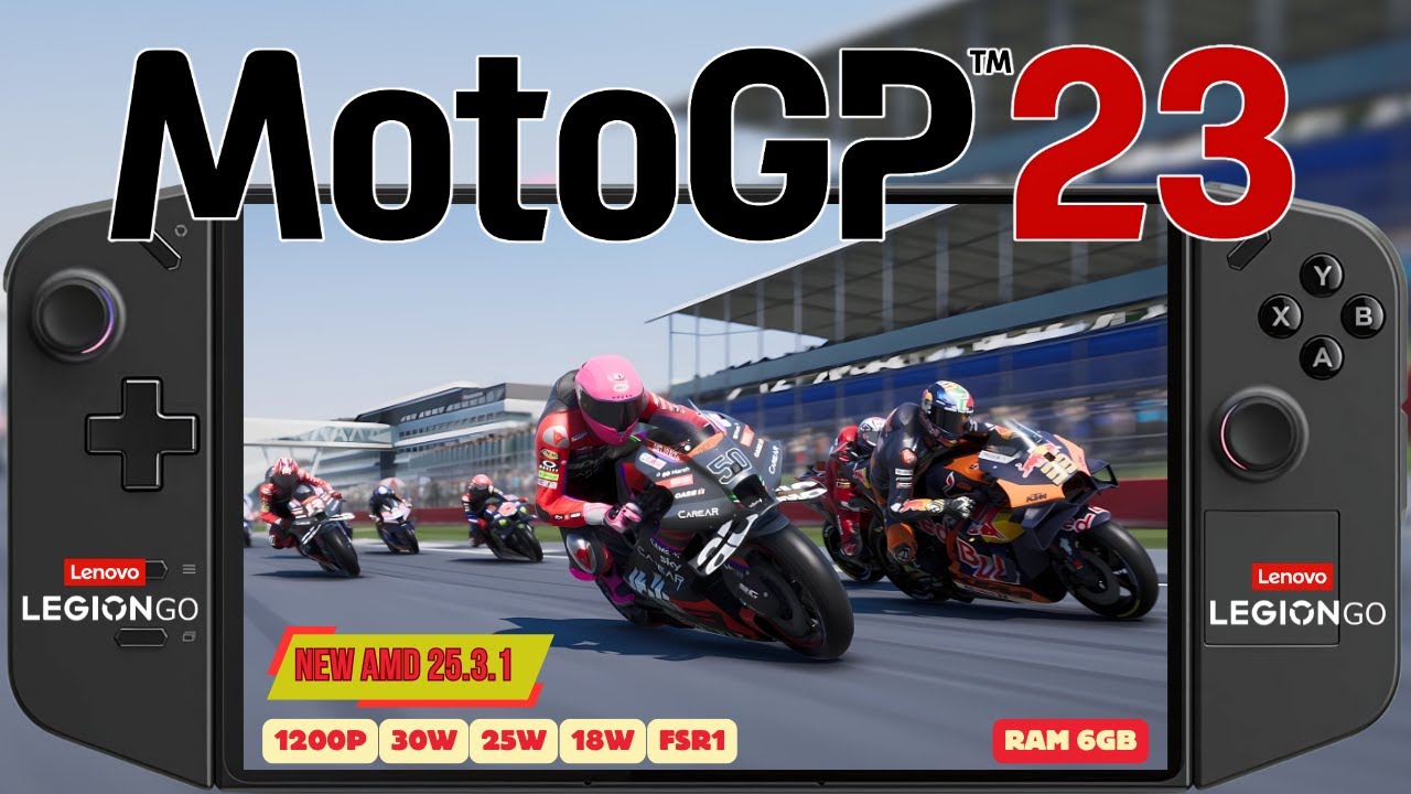 MotoGP 23 | Lenovo Legion Go Gameplay Performance | TDP | Battery Life ...