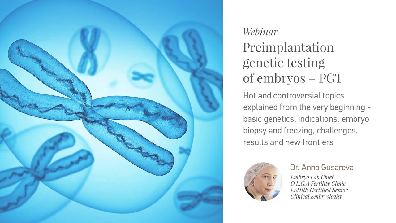 Preimplantation genetic testing of embryos – PGT. - YouTube