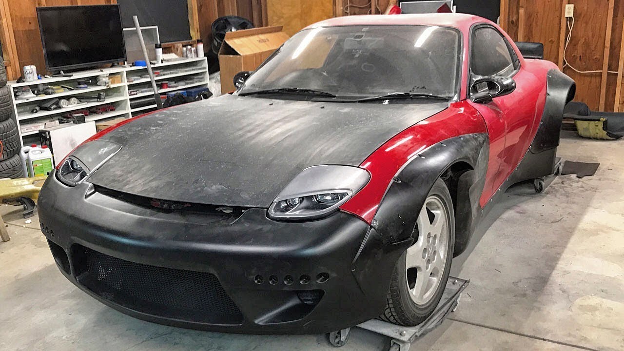 New Headlights & Fenders for the RX7 - YouTube