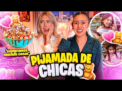 PIJAMADA DE CHICAS CON IVANNA Y AMANDA 🩷 | Hermanas JM