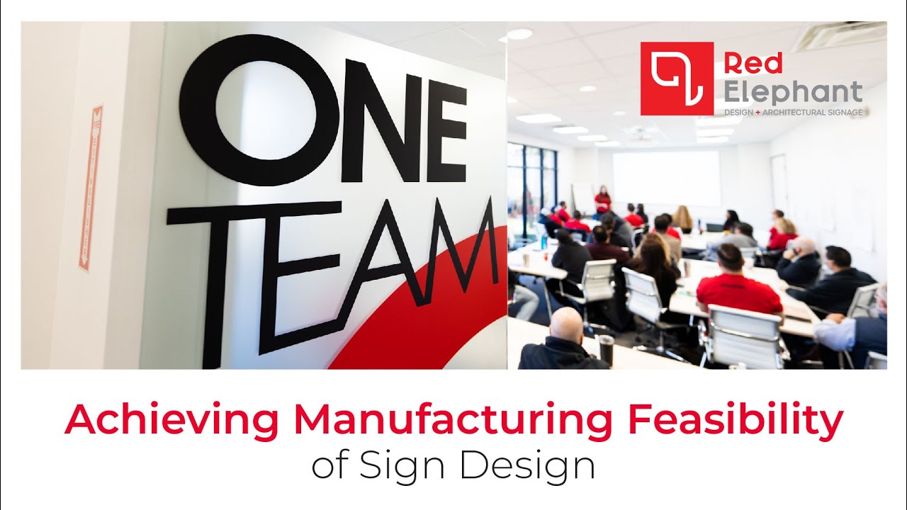 Achieving Manufacturing Feasibility of Sign Design - YouTube