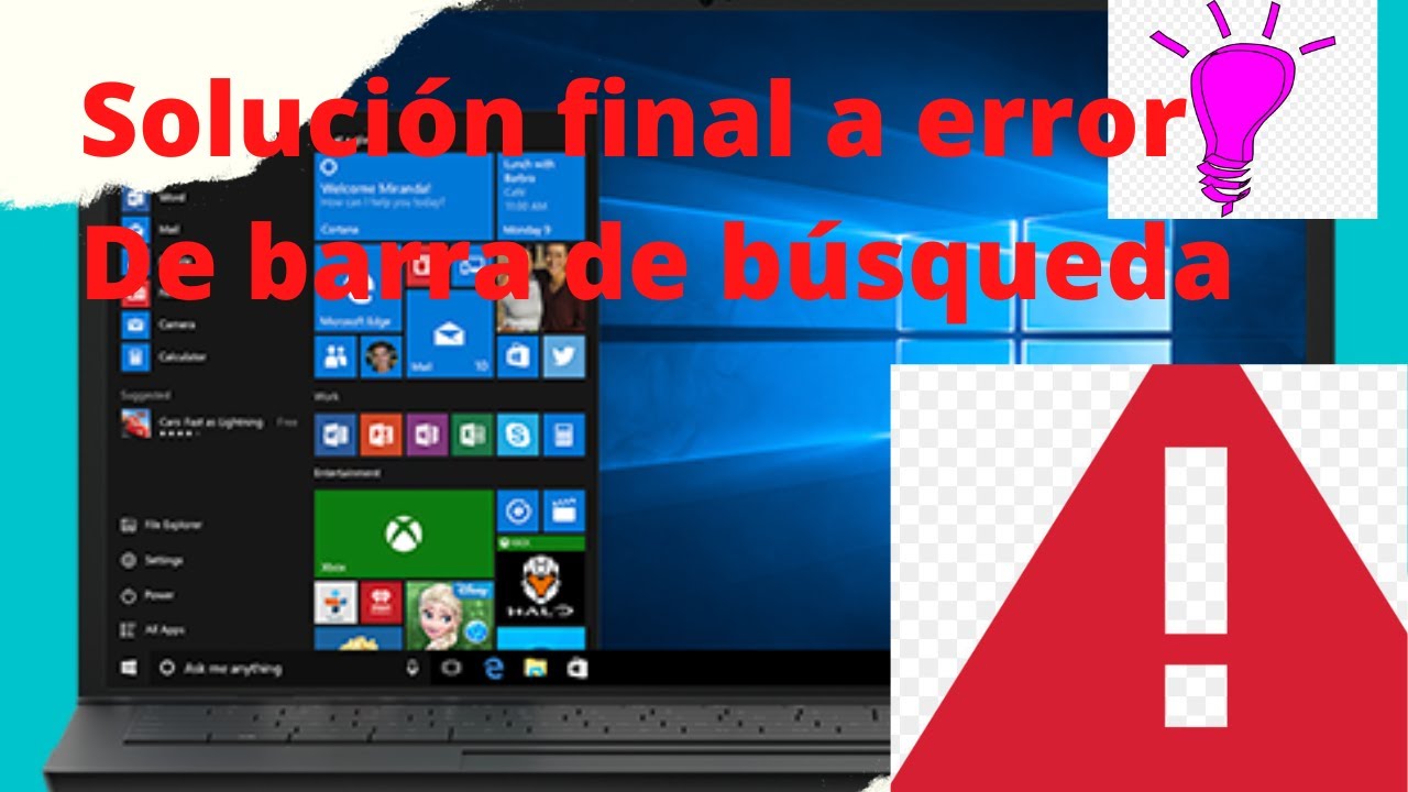 Como solucionar error de búsqueda de Windows 10/solución final//How to ...