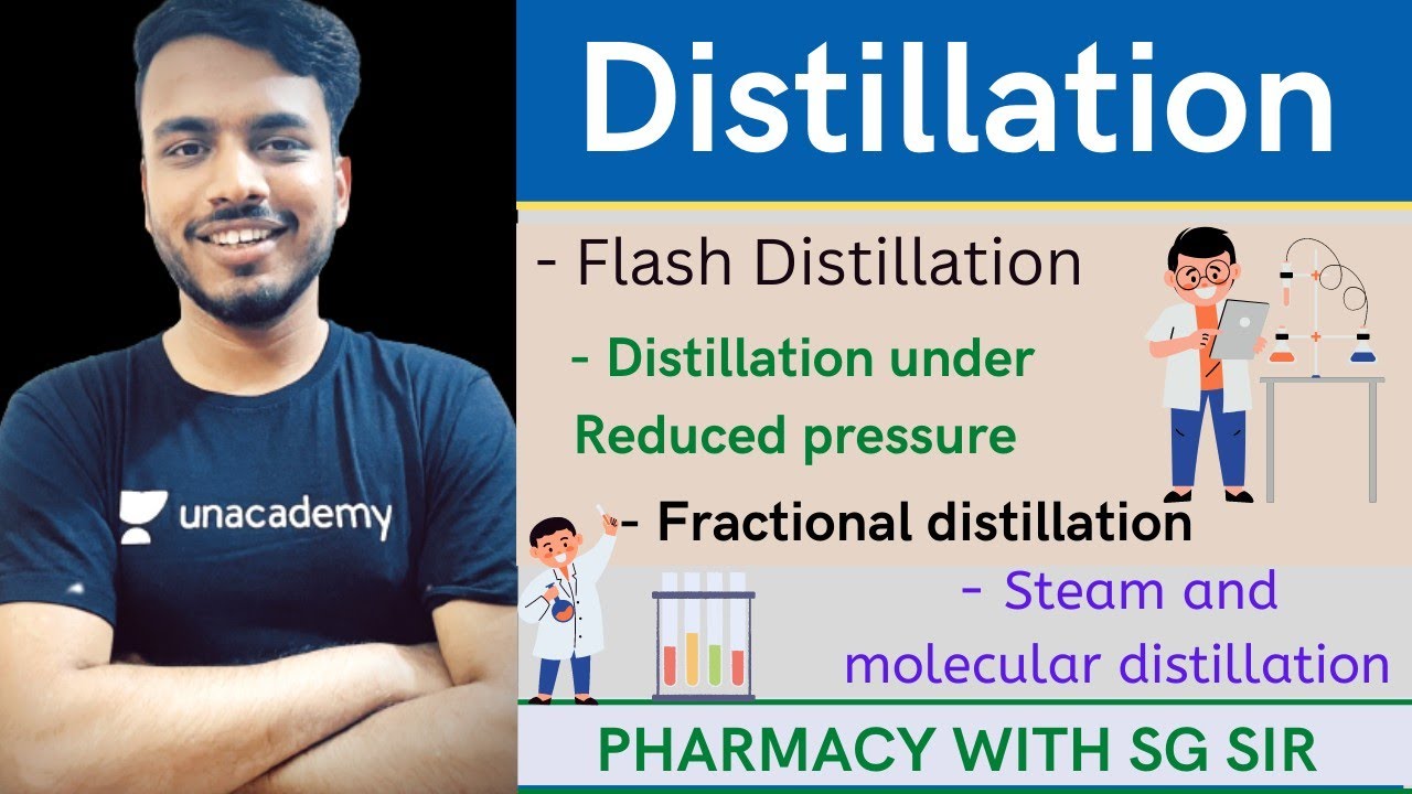 flash distillation | fractional distillation | distillation Under reduce pressure | steam and ...