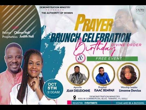 THE AUTHORITY OF WOMEN - DIVINE ORDER || PRAYER BRUNCH CELEBRATION ...