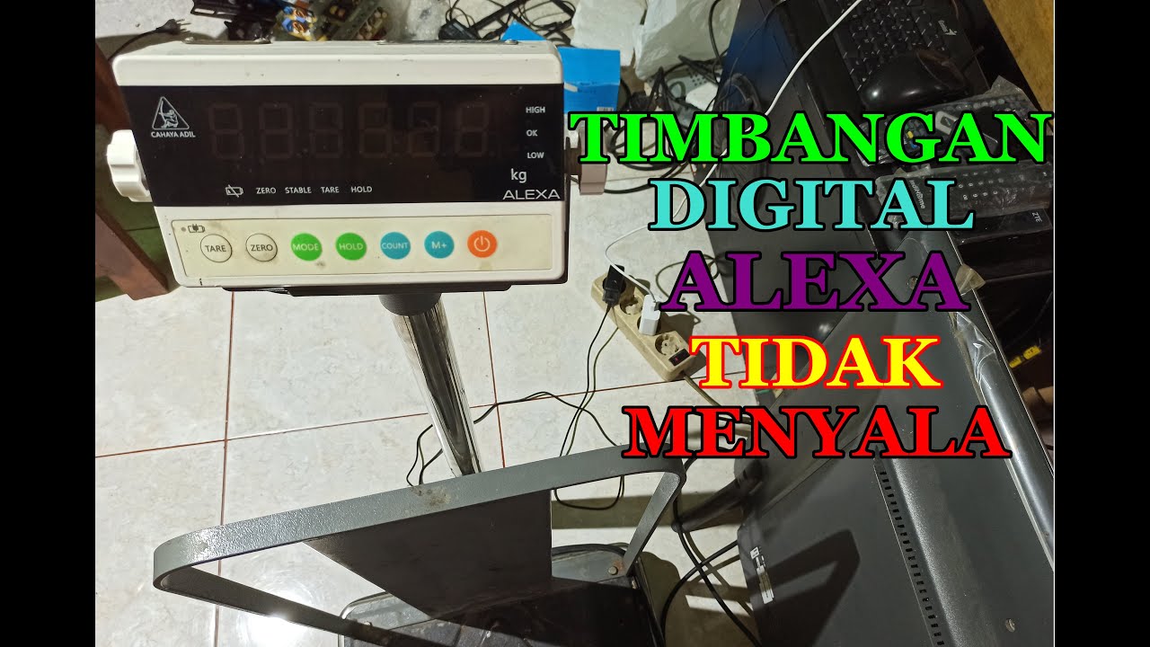 Timbangan Digital ALEXA Tidak Menyala - YouTube
