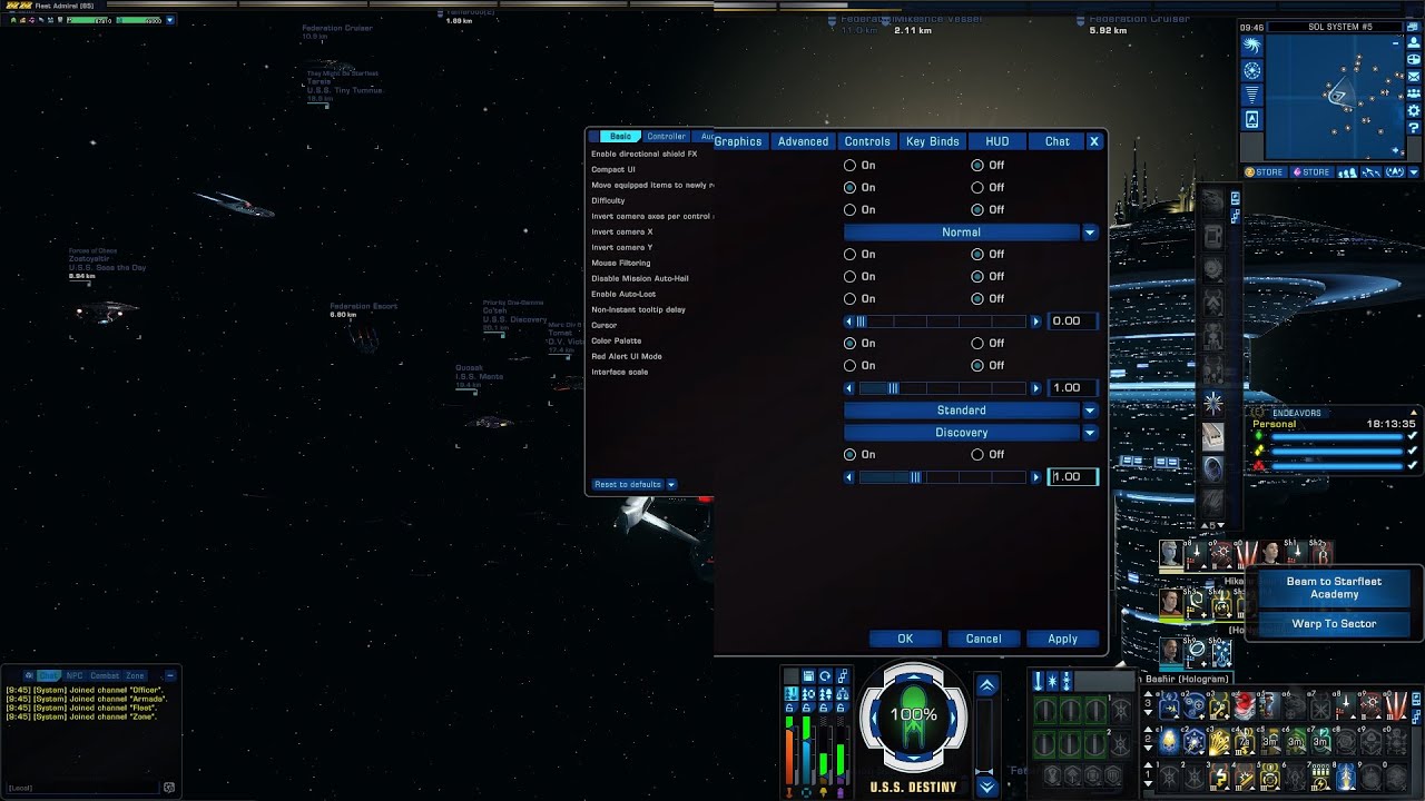 Star Trek Online - UI Taking Up Too Much Space? Use the Interface Scale! - YouTube