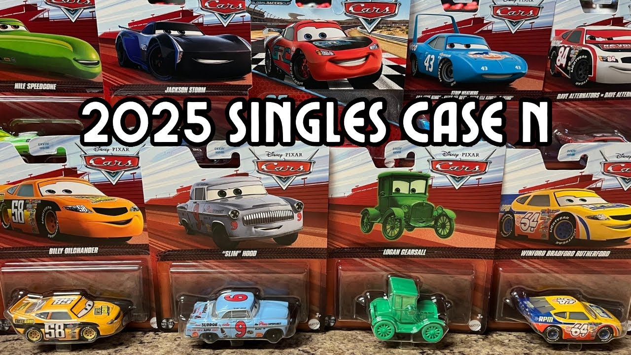 Mattel Disney•Pixar Cars 2025 Die-Cast Singles Case N Contents Review ...