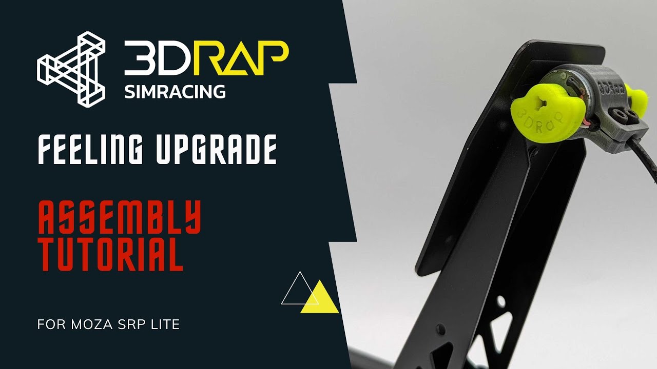 3DRAP FEELING UPGRADE FOR MOZA SR-P / SR-P LITE PEDALS - YouTube