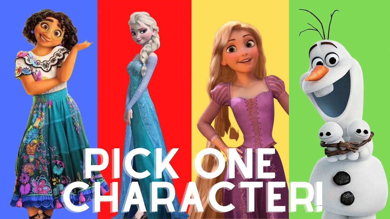 44 FAVORITE DISNEY Characters | Pick One Kick One - YouTube