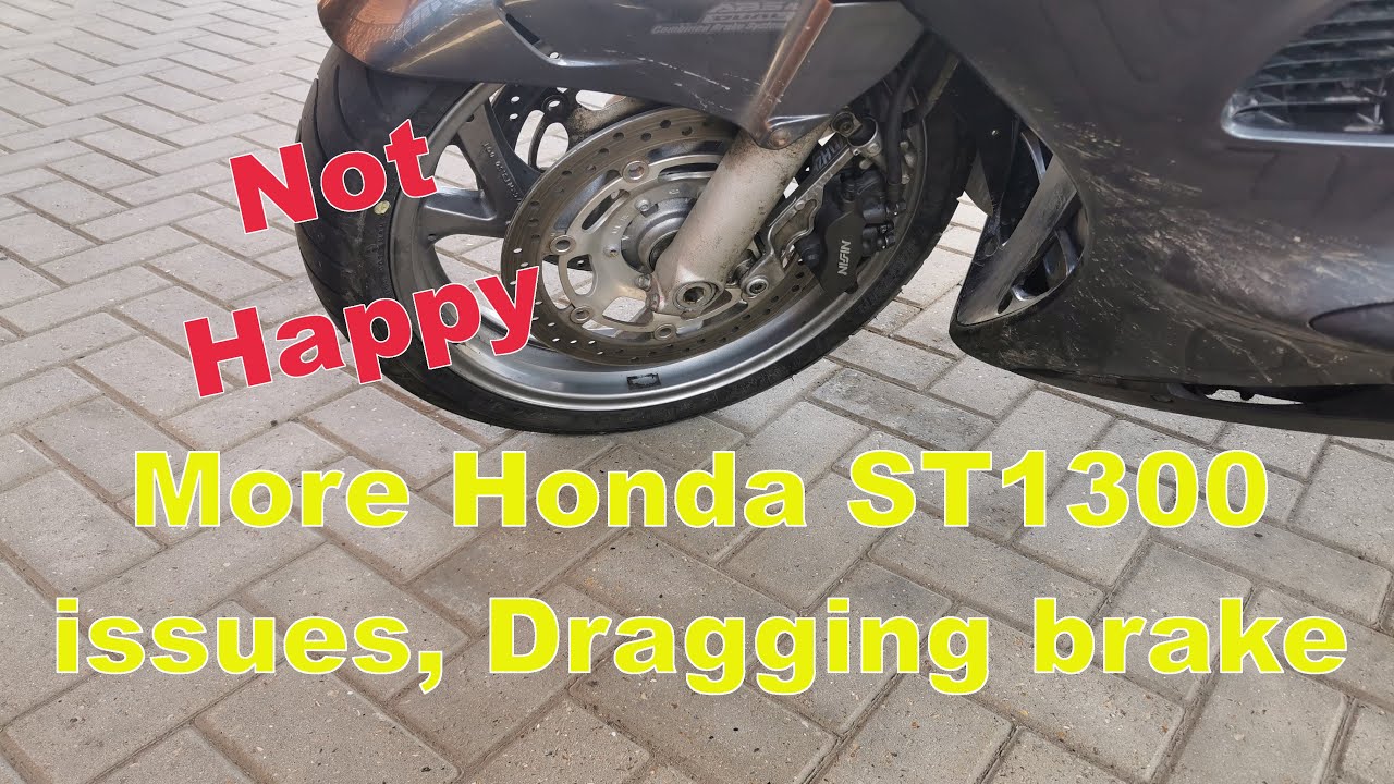Honda ST 1300 Pan -European, Dragging linked brake. SMC & Porportioning ...