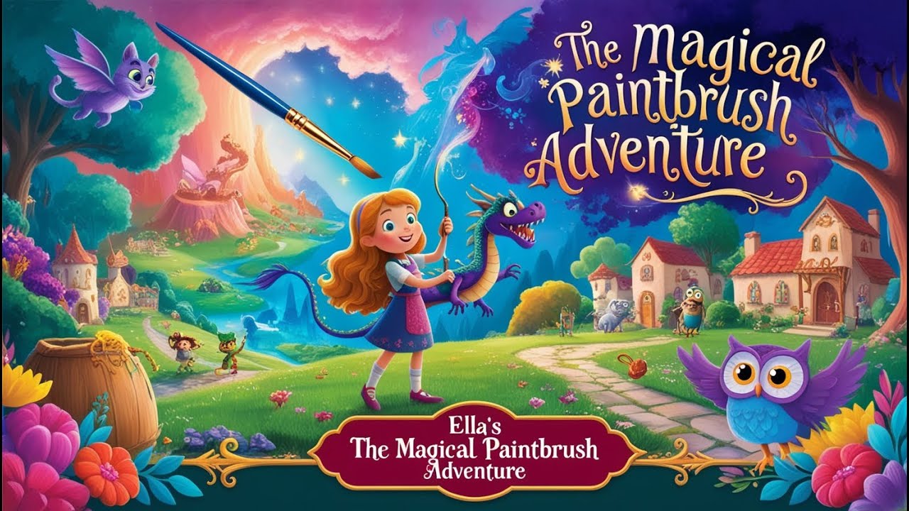 Ella's magical Paintbrush - YouTube