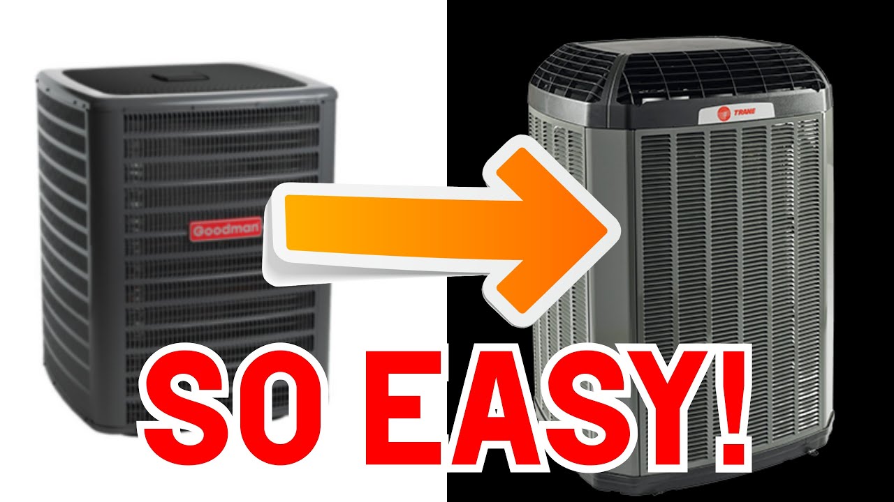 Turn a Goodman to a Trane in One Step - YouTube