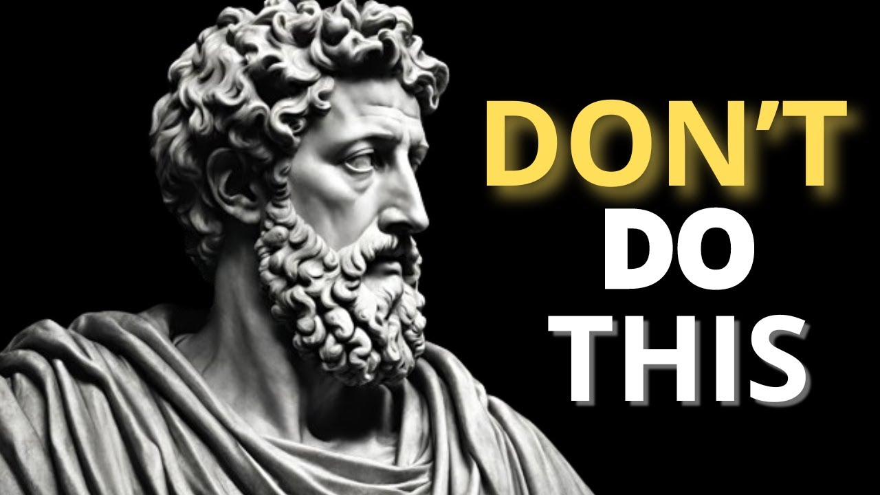 Toxic Habits The Stoics Want You To Stop Doing | Marcus Aurelius ...