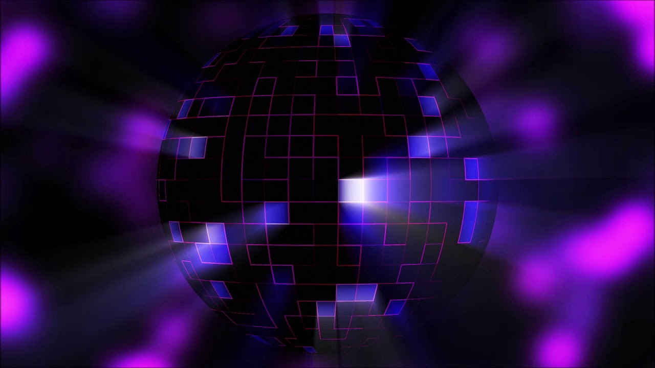 Disco Ball Background Purple