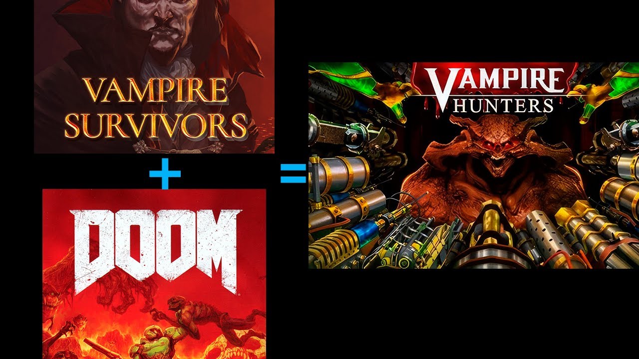 Vampire survivors + Doom = Vampire hunters - Que podria malir sal ...