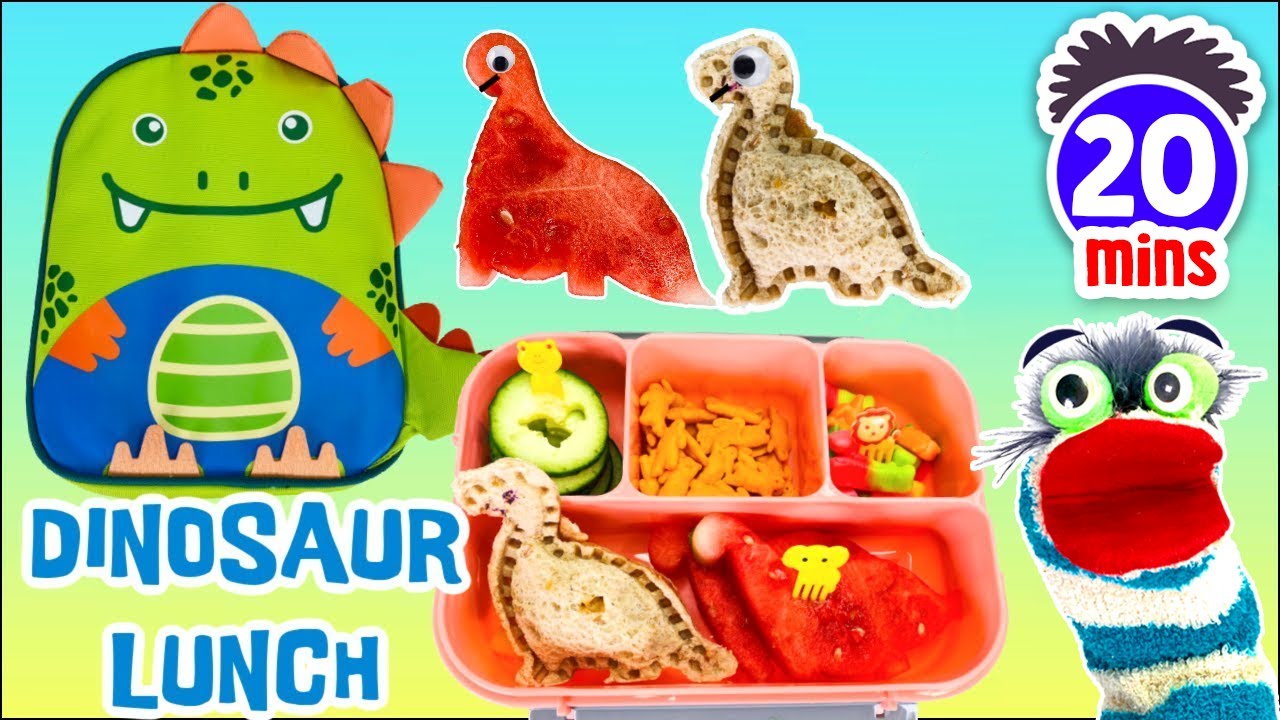 Fizzy Packs Different Dinosaur Lunch Boxes | Fun Compilation For Kids - YouTube