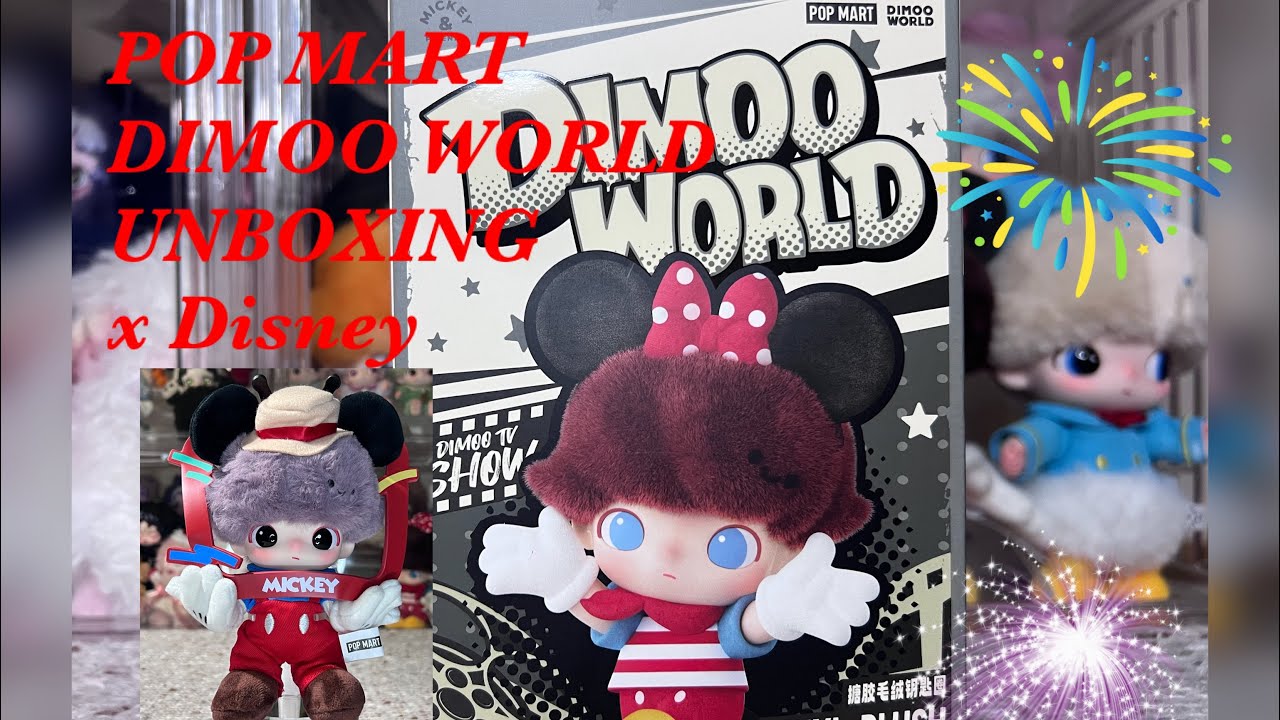 UNBOXING the SECRET it's MICKEY!!! Dimoo World x Disney Series - YouTube