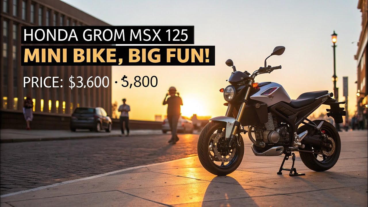 Honda Grom MSX 125 – The Mini Bike That’s Taking Over the Streets - YouTube